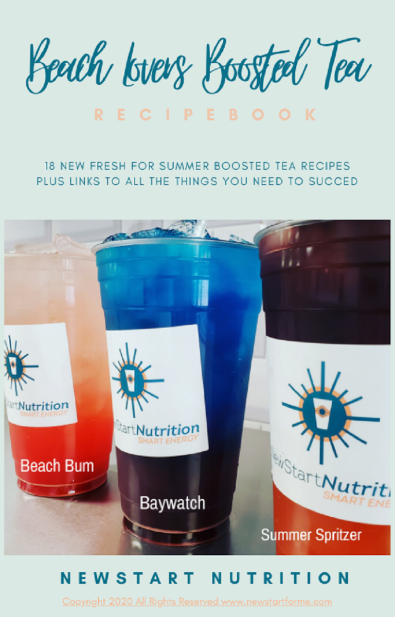 Make Beach Lovers Boosted Tea Recipes at Home + eBook - NewStart
